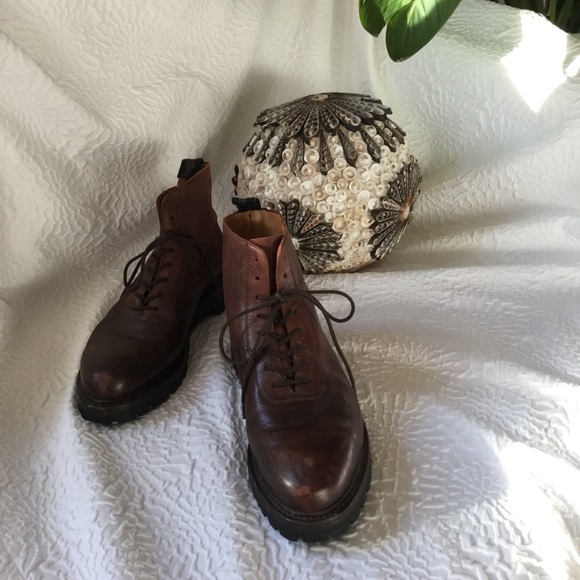 Ed Meier | Shoes | Ed Meier Brown Lace Up Boots | Poshmark